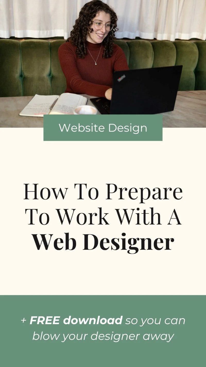 How to prep to work with a web designer - Freya Padmore