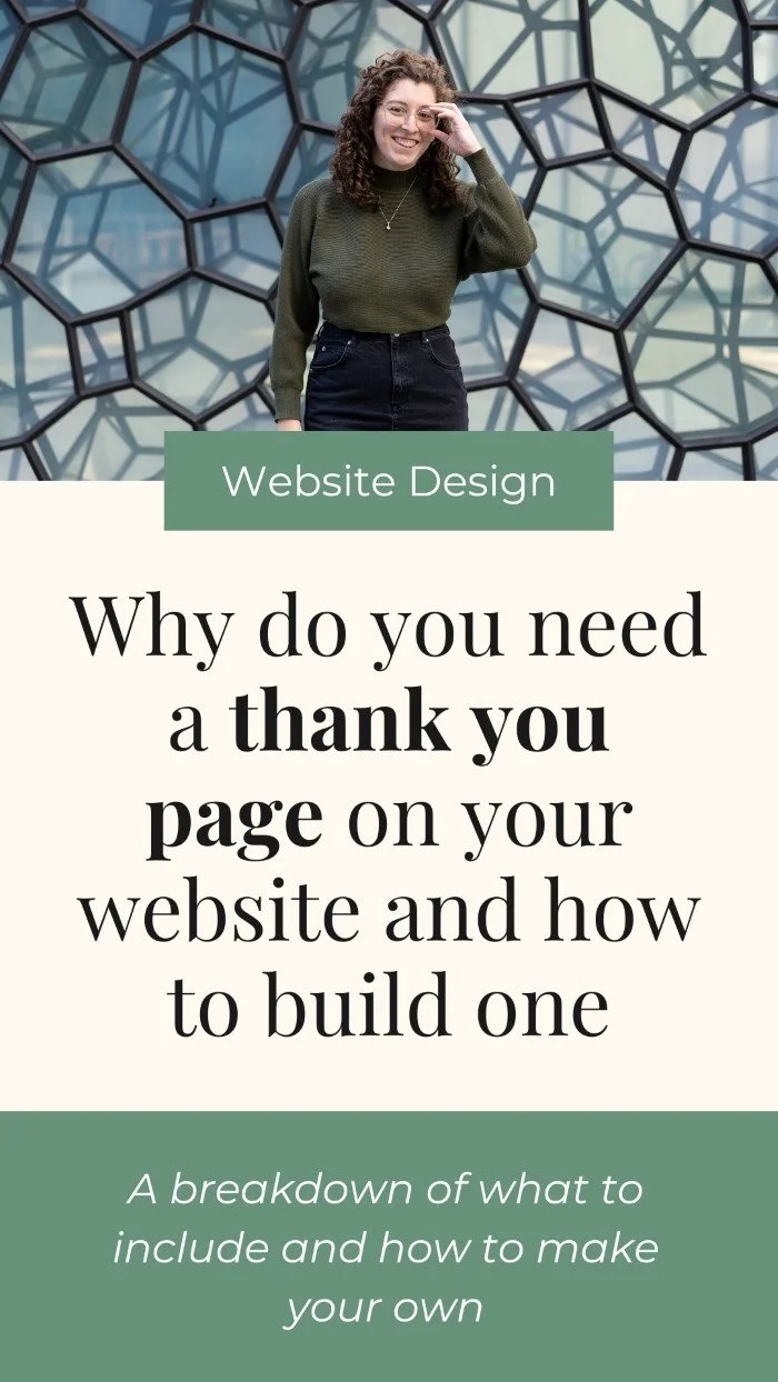 How to create a website thank you page on Squarespace
