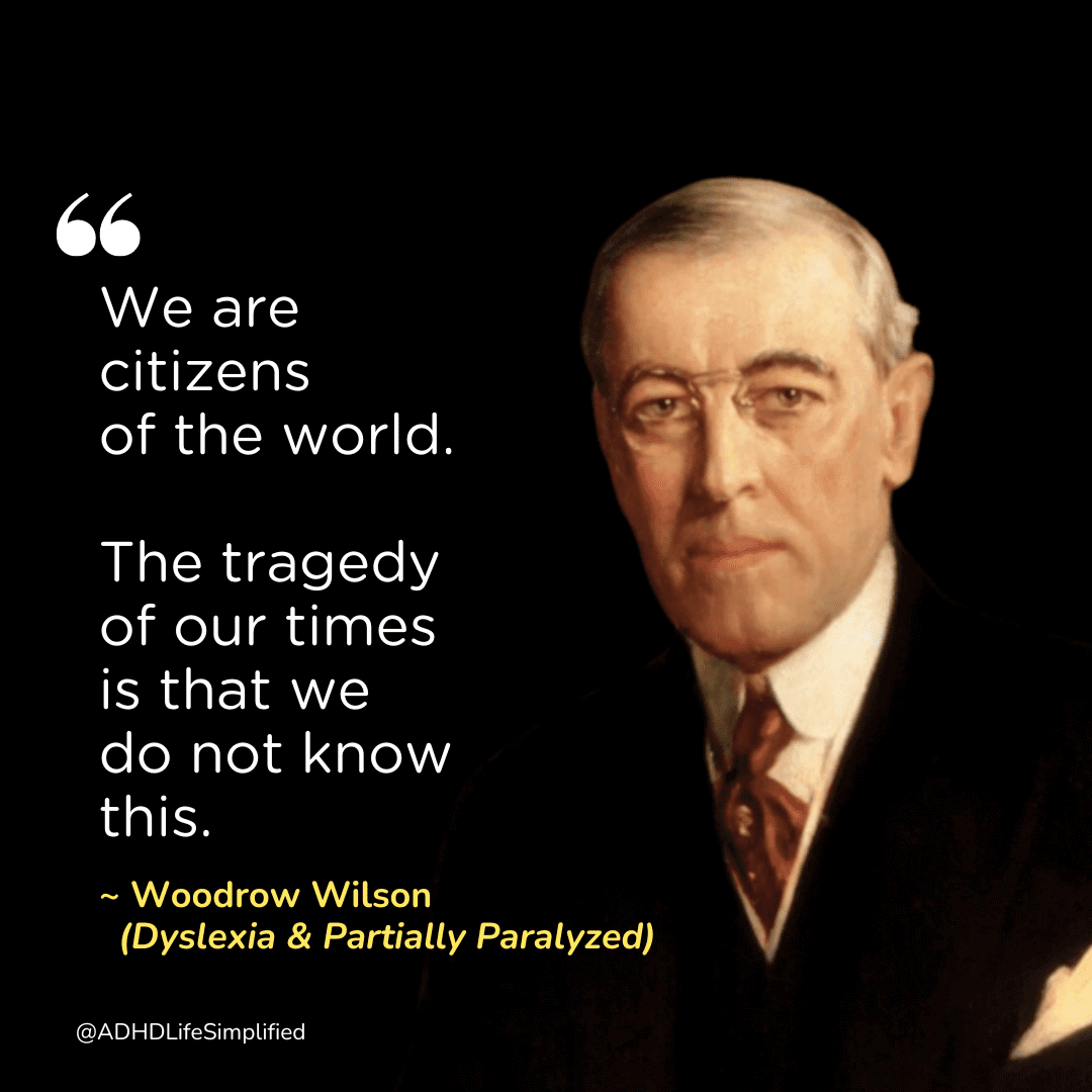 Presidents Overcoming Disabilities — ADHD Life Simplified