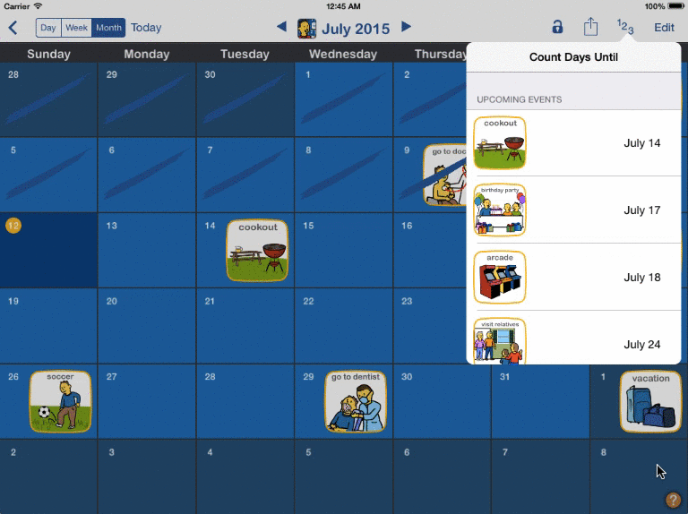 Countdown to an event — BeeVisual