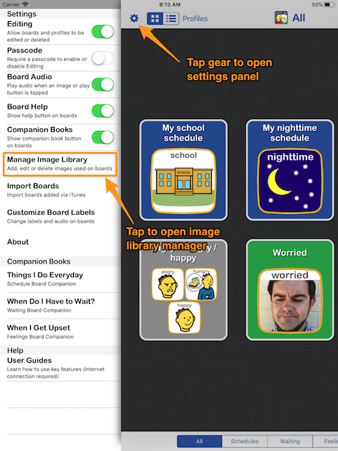 Manage Image Library — BeeVisual