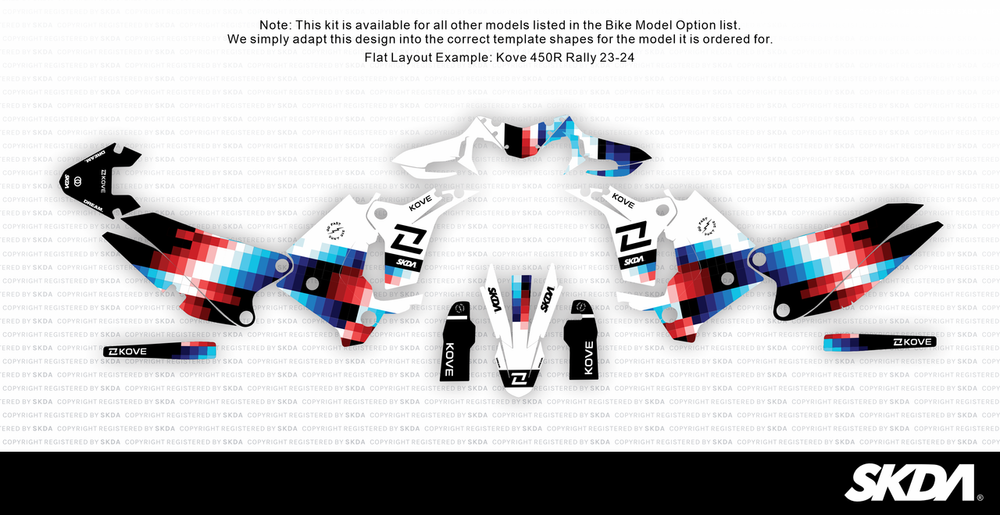 SHATTER Kove Rally Full Graphics Kit - SKDA Graphics — Kove USA