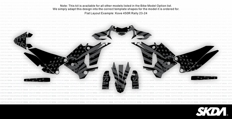 SHATTER Kove Rally Full Graphics Kit - SKDA Graphics — Kove USA
