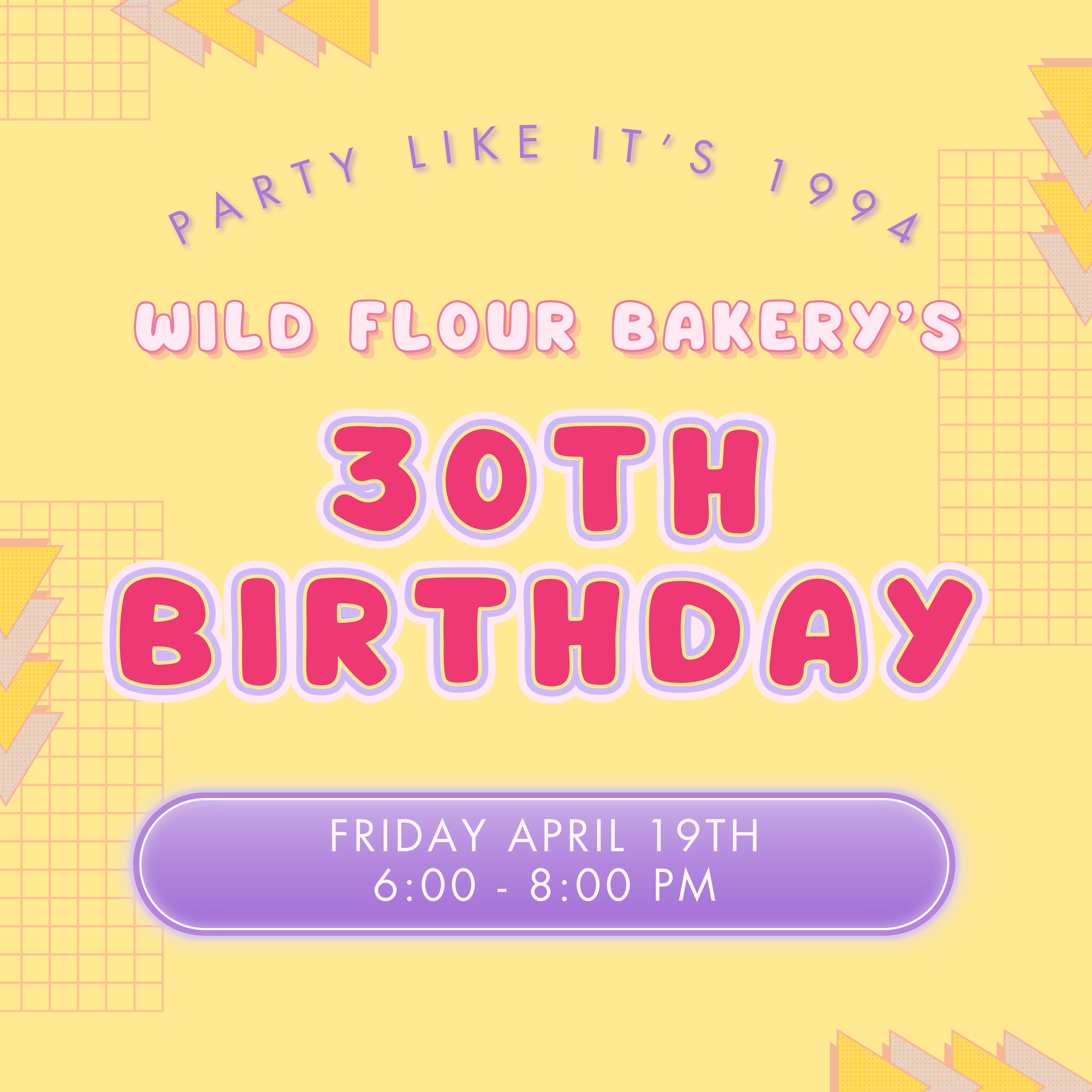 Special Events — Wild Flour Bakery