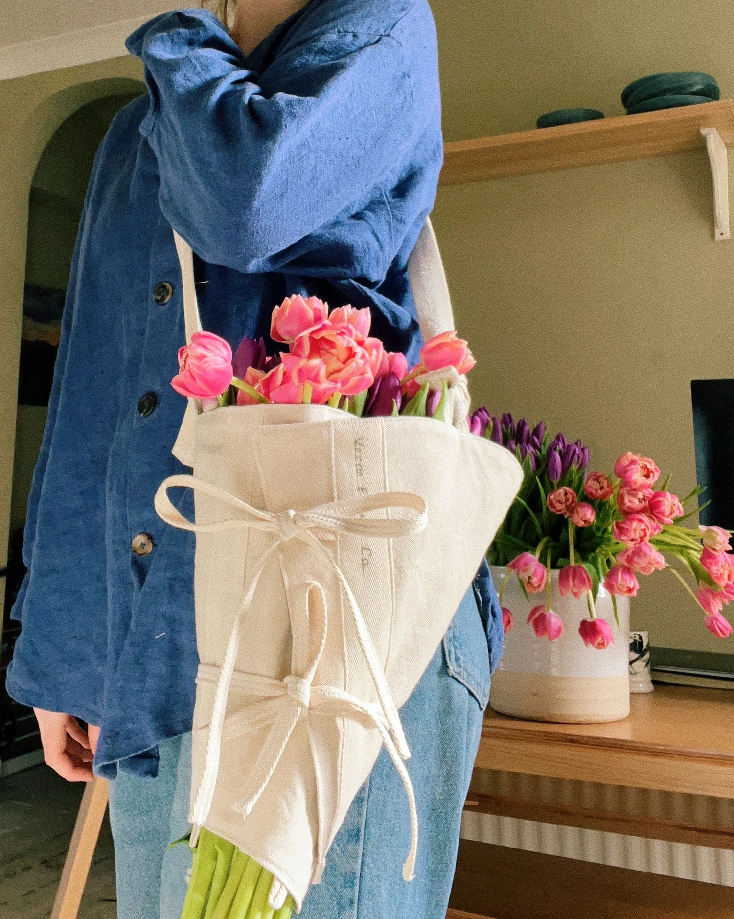 Flower bouquet bag — Verde Flower Co.