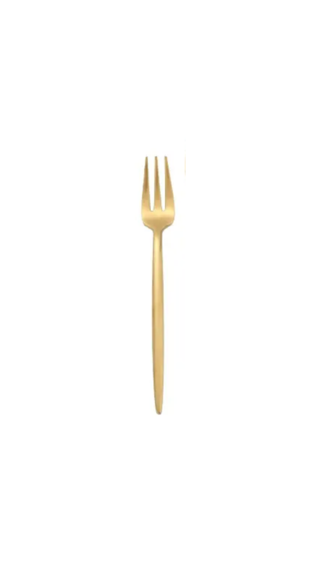 Gold Cake Fork — Social Hire