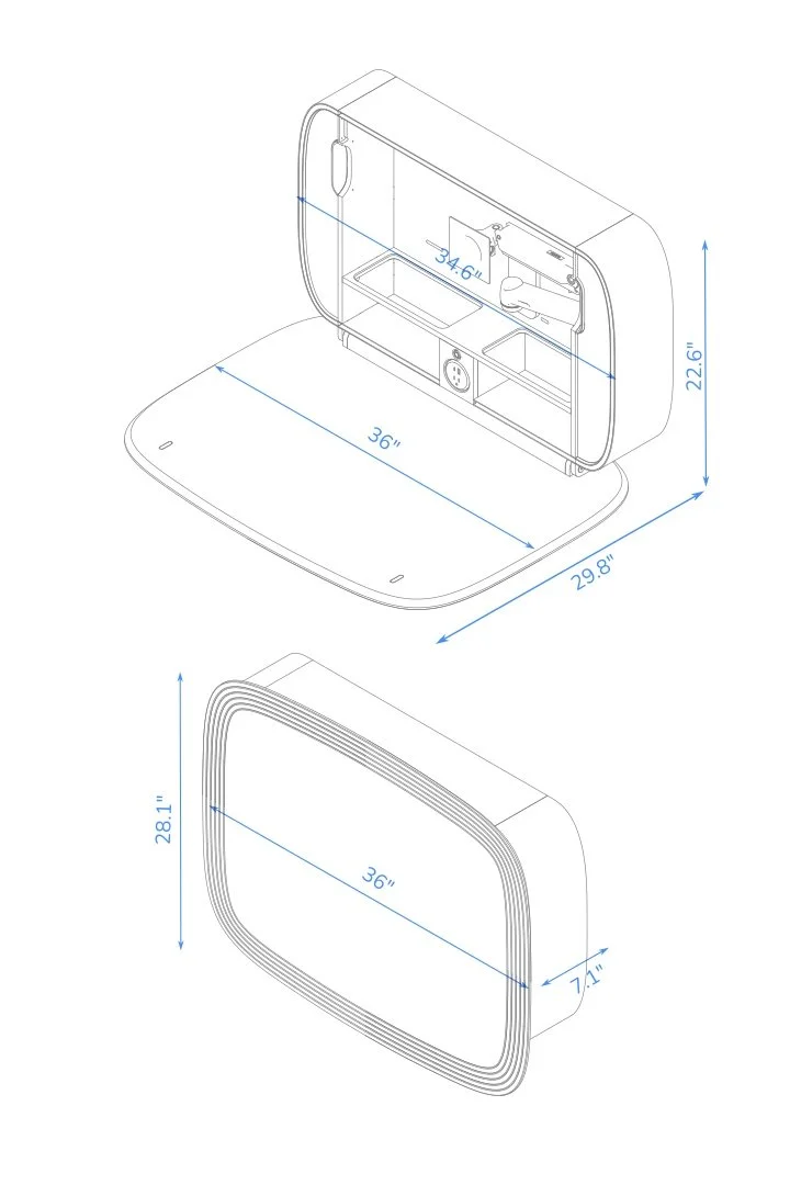 Friday. — Clamshell 36 Murphy Desk – Made in the USA | Compact Wall ...