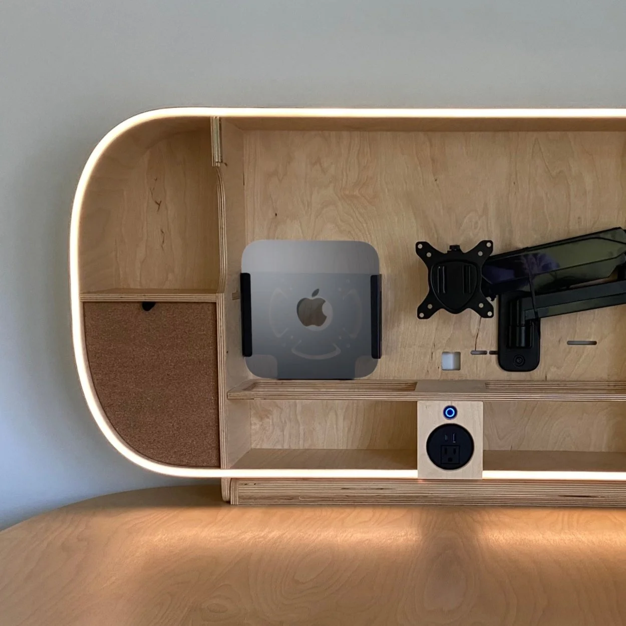 Friday. — Clamshell Wall Mounted Folding Desk