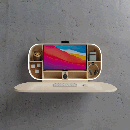 Friday. The Ultimate Murphy Desk with Monitor | Made in the USA