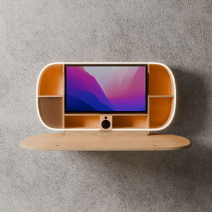 Friday. — Clamshell 56 Dual Monitor Murphy Desk - Made in the USA ...