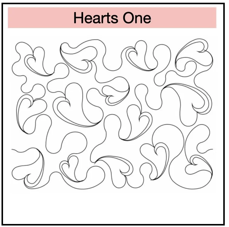 E2E Patterns - Hearts — Groovy Stitches Quilting