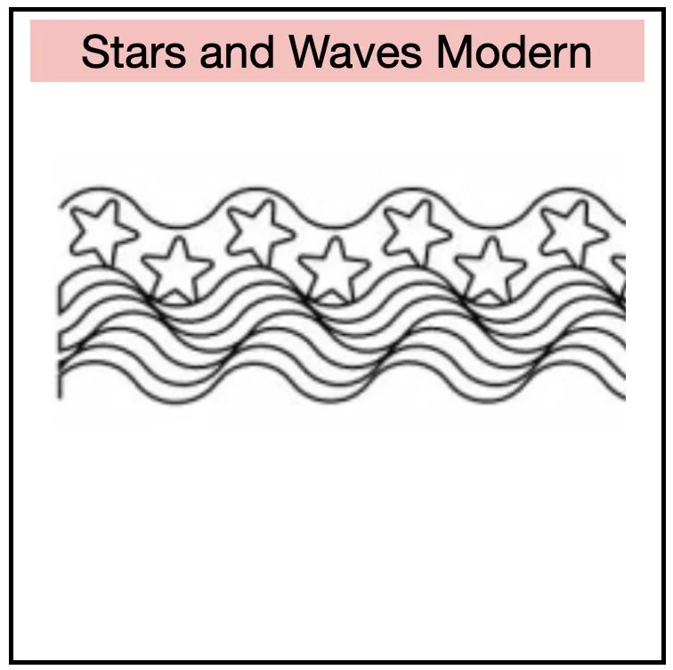 E2E Patterns - Waves — Groovy Stitches Quilting