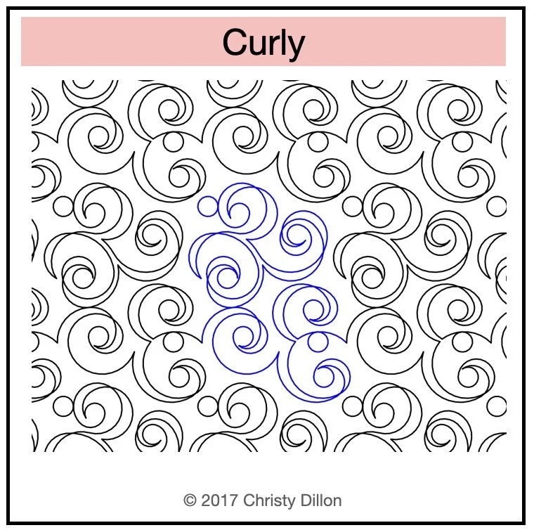 E2E Patterns - Swirls, Pearls and Bubbles — Groovy Stitches Quilting