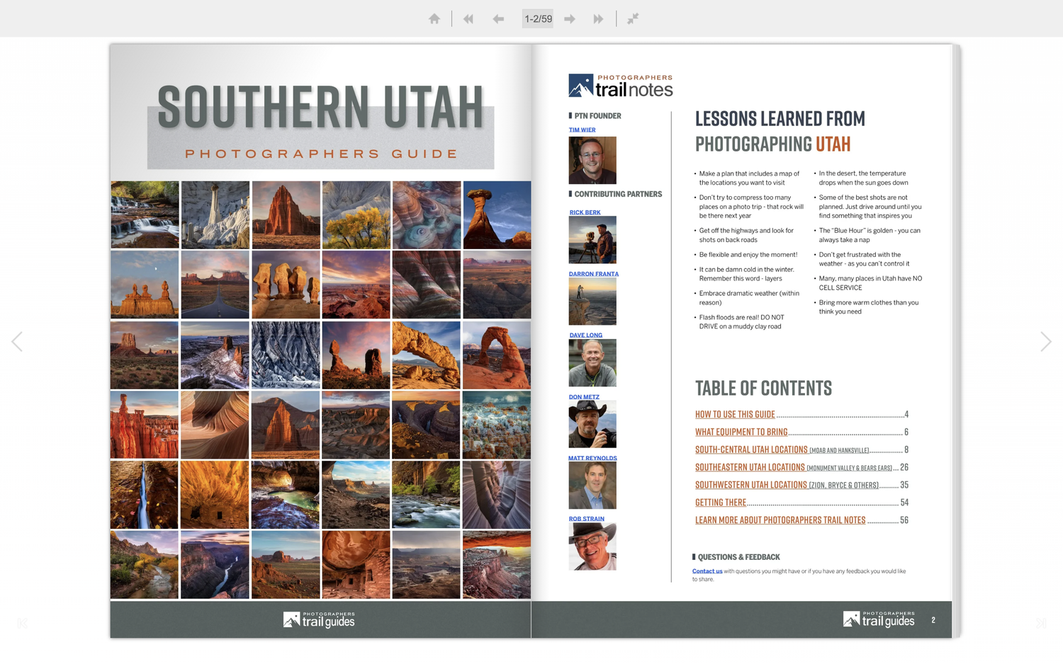 South Utah Landscape Photography Guide Book | Photographers Trail Guides