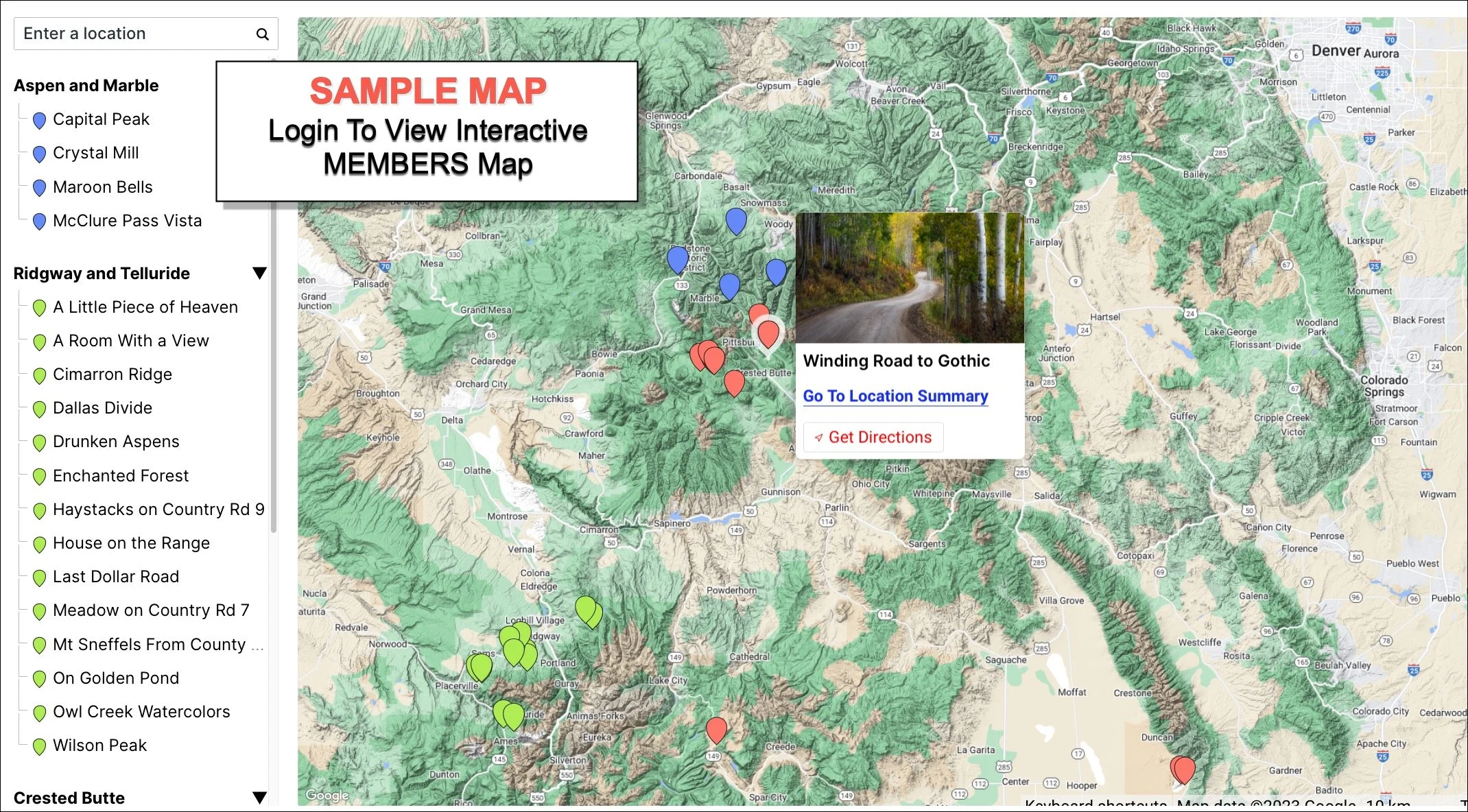 Photographers Colorado Fall Colors Guide | Photographers Trail Guides