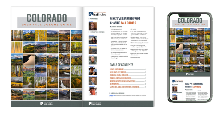 Photographers Trail Guides | Guidebooks by Experienced Photographers