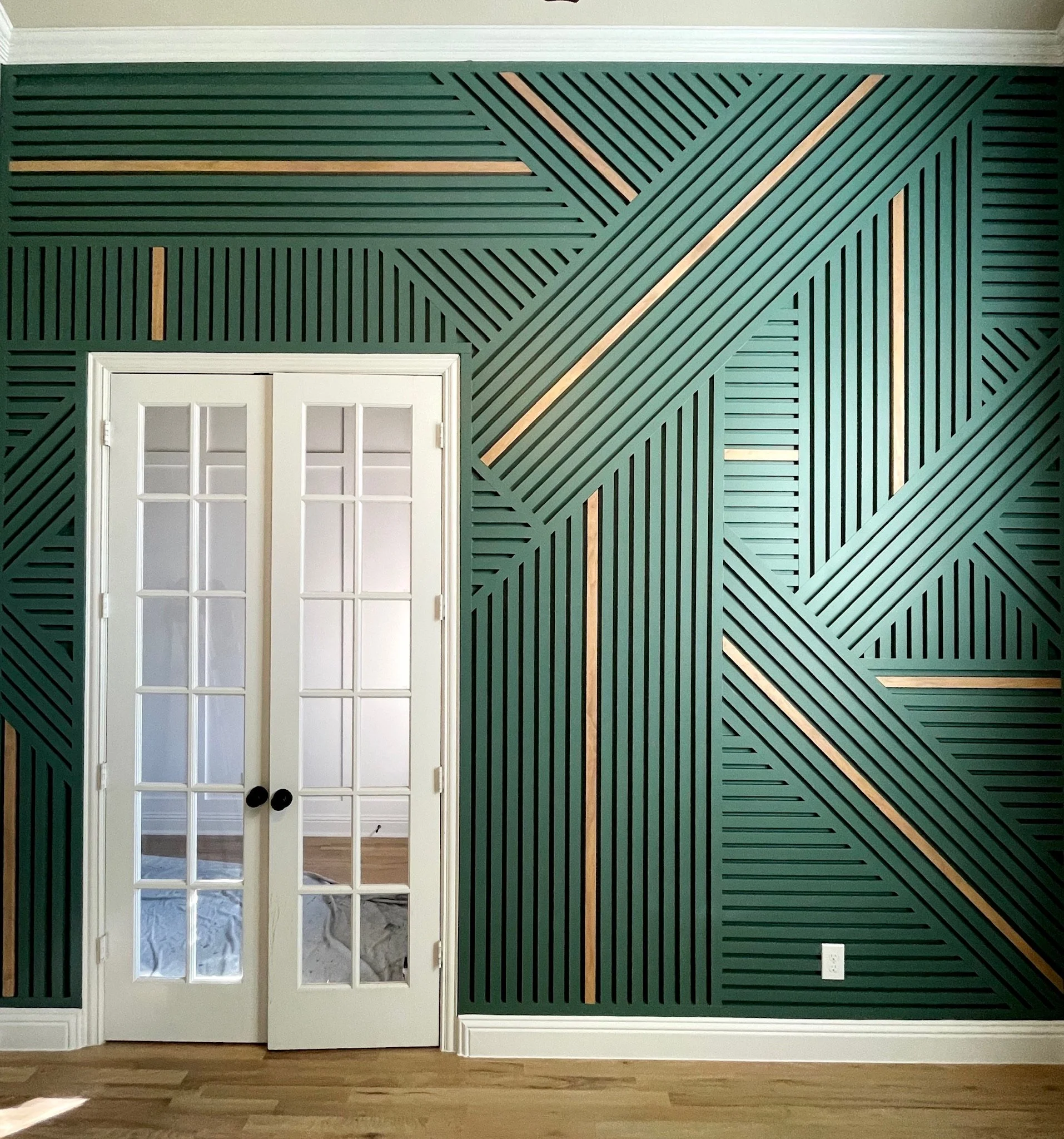 Wood Based Accent Walls in Austin | Wood Paneling | ATX Home Designs