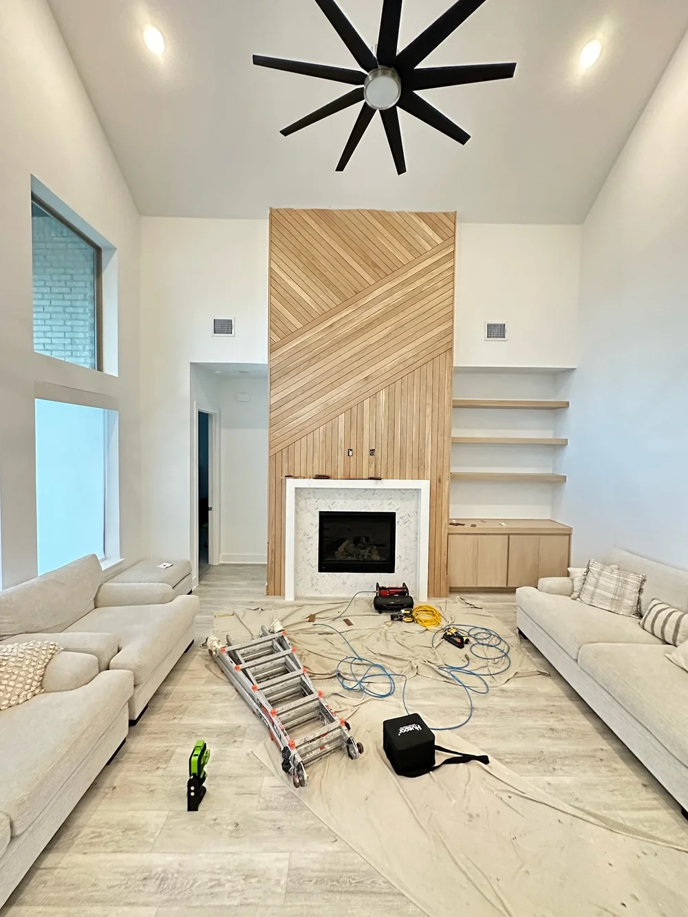 Wood Based Accent Walls in Austin | Wood Paneling | ATX Home Designs