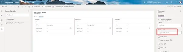 Model Driven Powerapp(Dataverse) – How to show or hide sections based ...