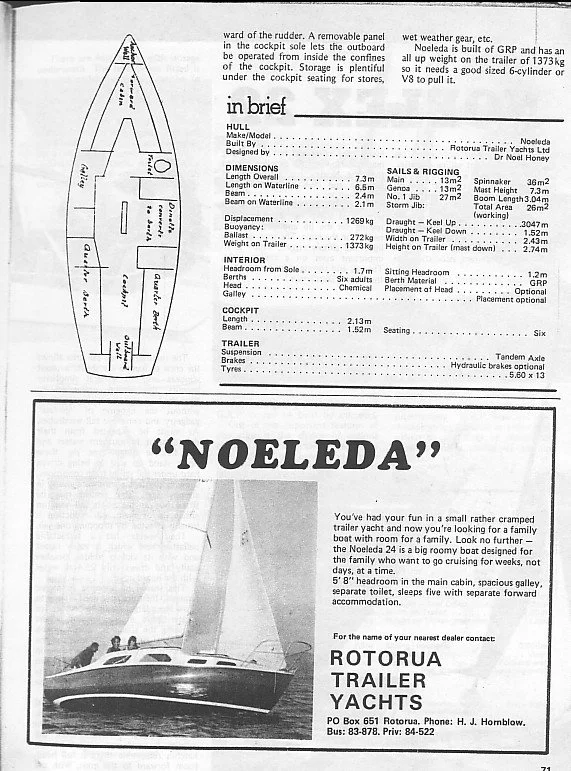 Designs K-N — NZTYA | New Zealand Trailer Yacht Association