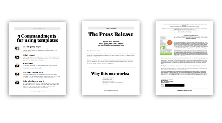 Marketing Templates for Authors — Evergreen Authors