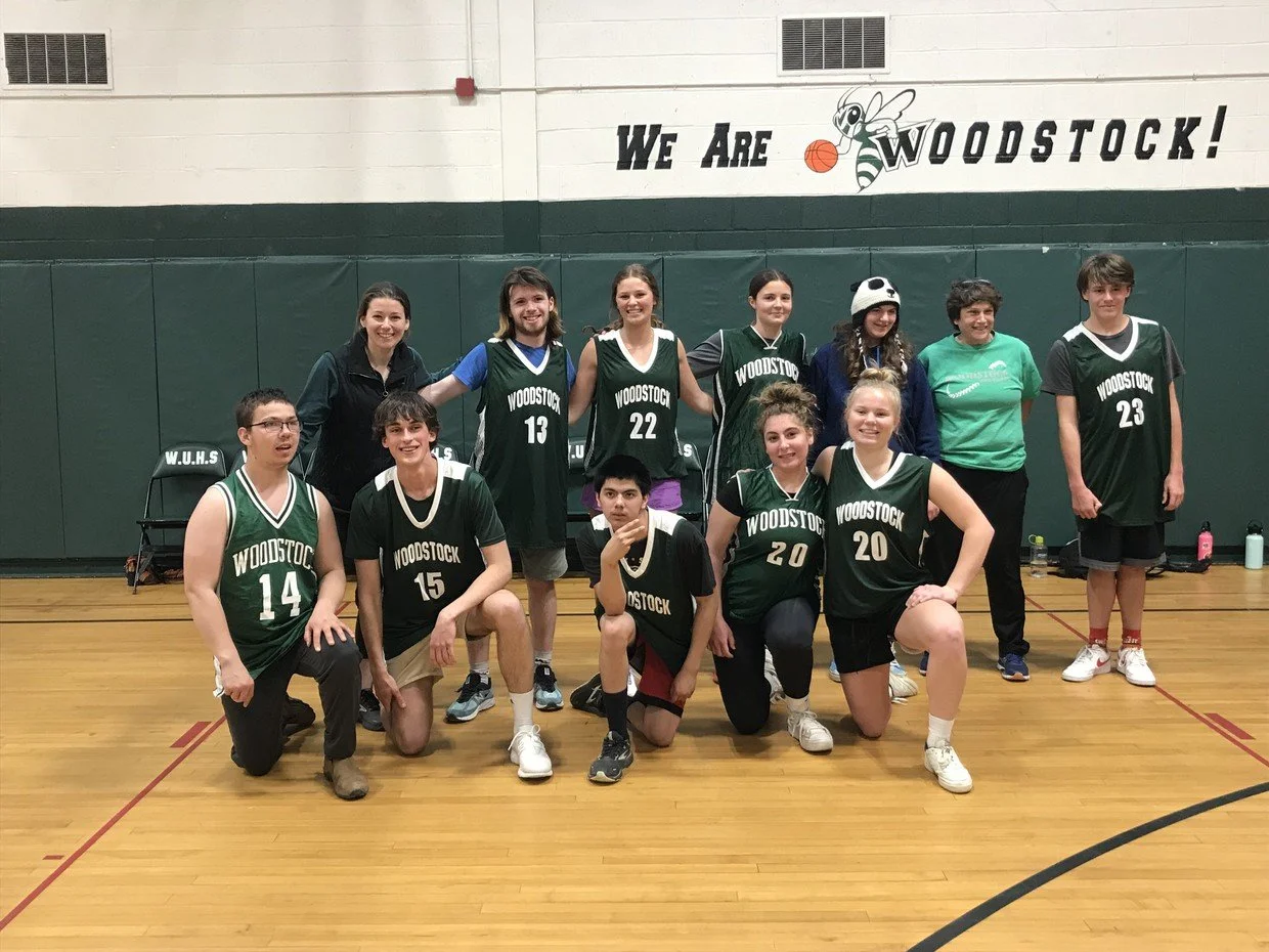 Woodstock Unified basketball team plays first game — Woodstock Union High School and Middle School