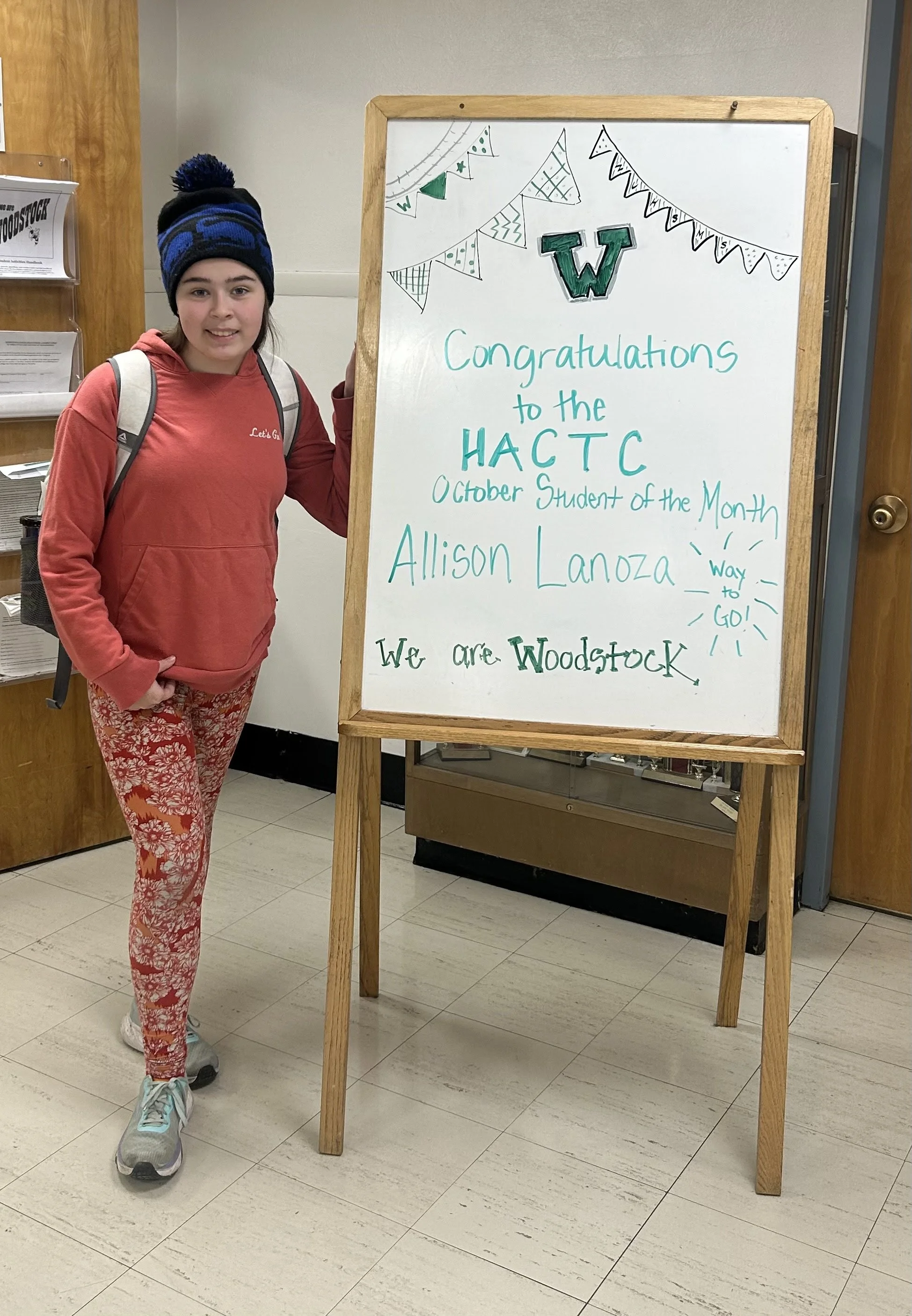 Allison Lanoza named HATCH student of the month — Woodstock Union High ...