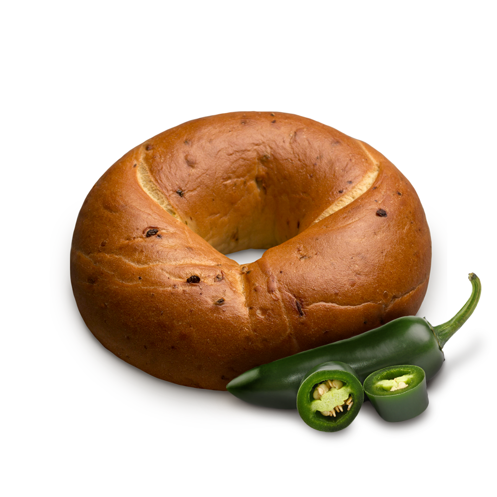 All Natural Jalapeno Bagel — Guttenplan's Frozen Dough