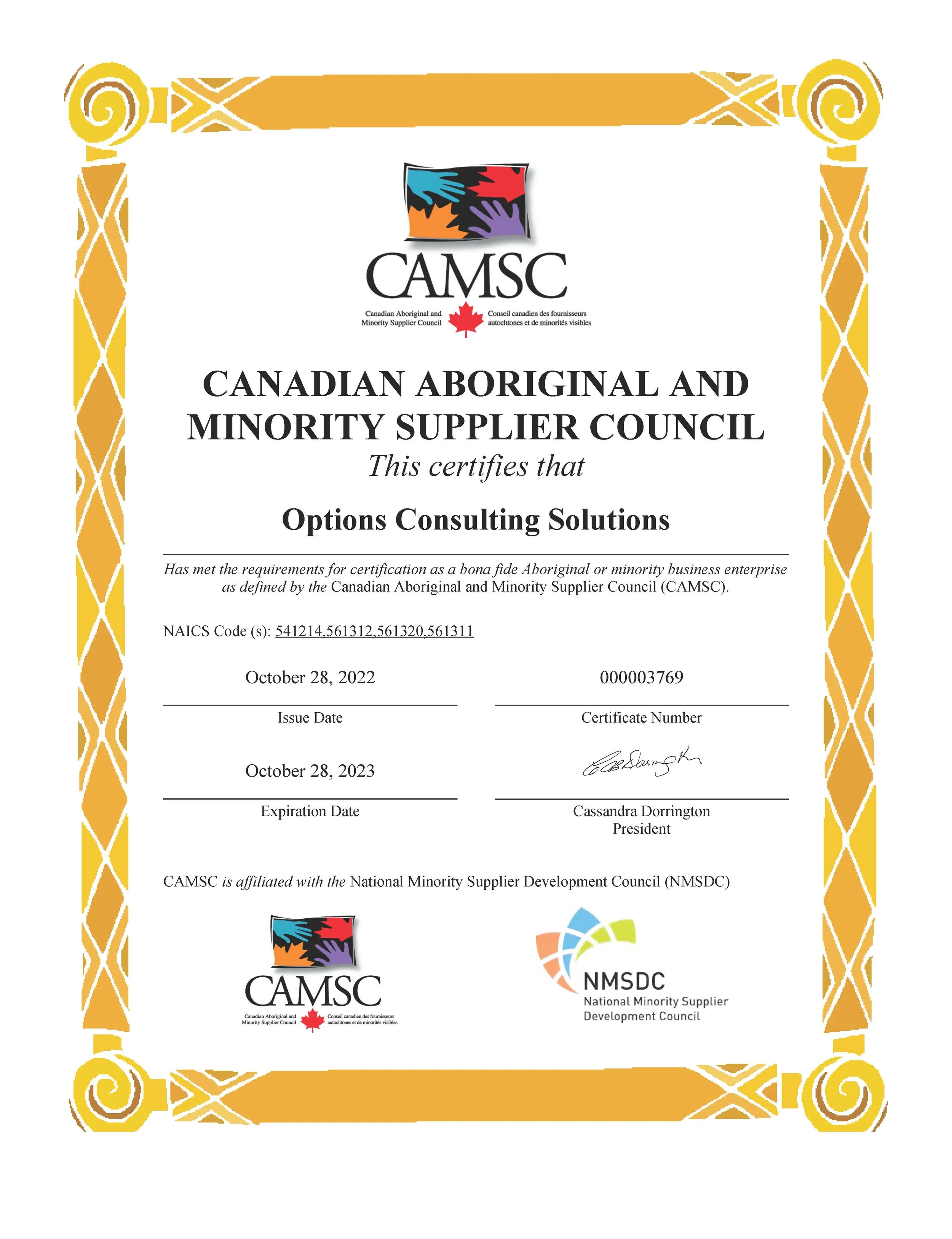 Community & Awards — Options Consulting Solutions