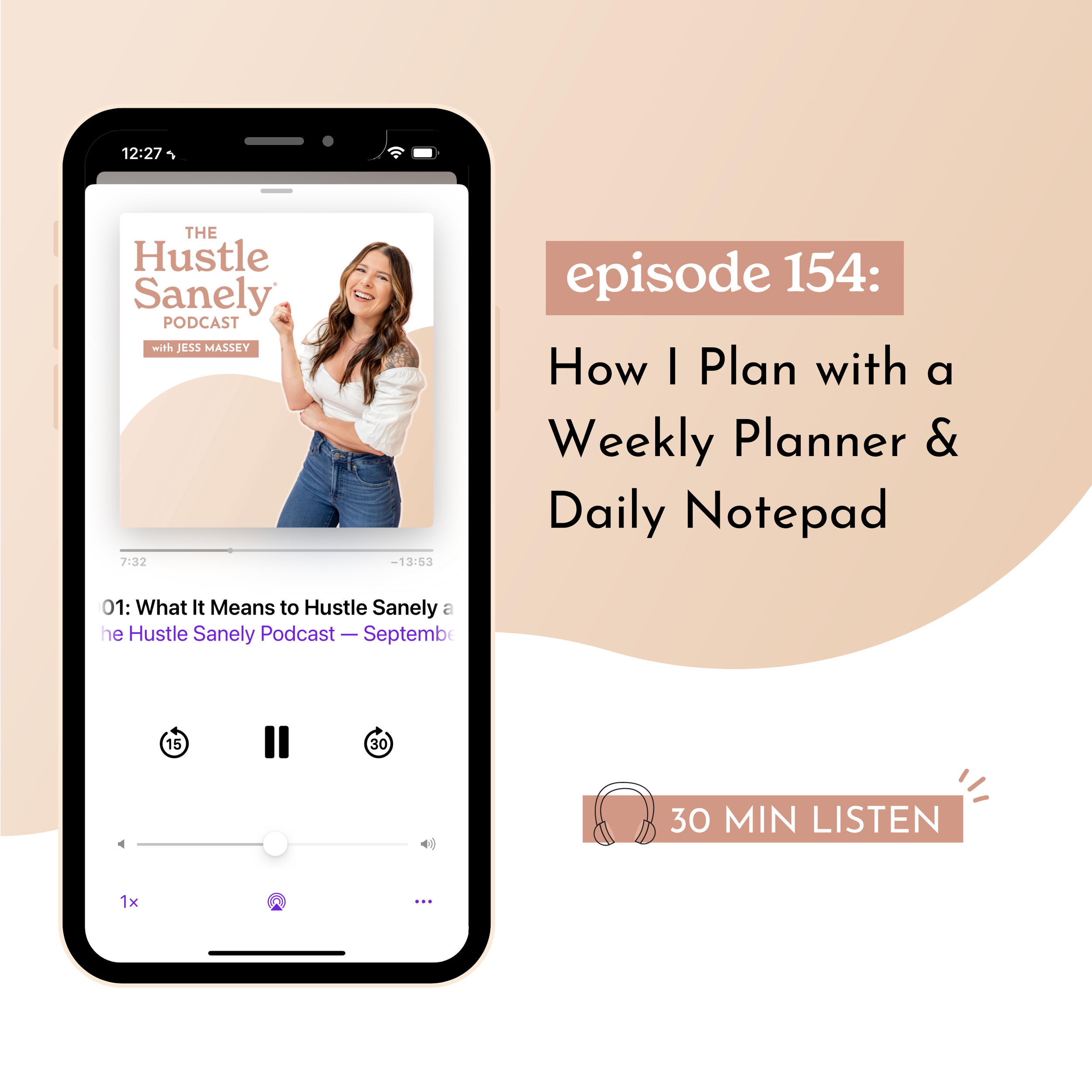 How I Plan with a Weekly Planner and Daily Notepad — Hustle Sanely® by ...