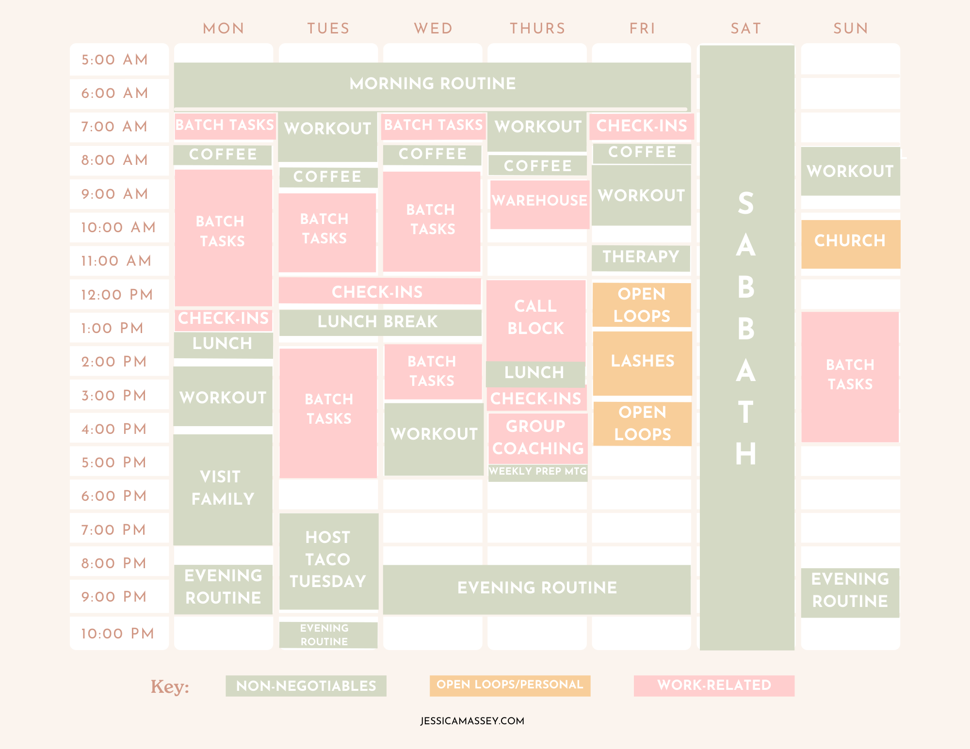 How to Create a Weekly Schedule (My Real Weekly Schedule) — Hustle ...