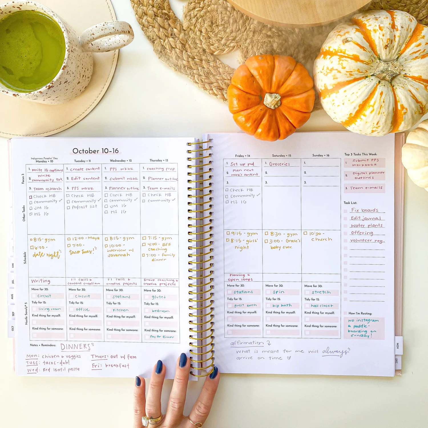 How to Plan a (Peacefully) Productive Week — Hustle Sanely® by Jess Massey