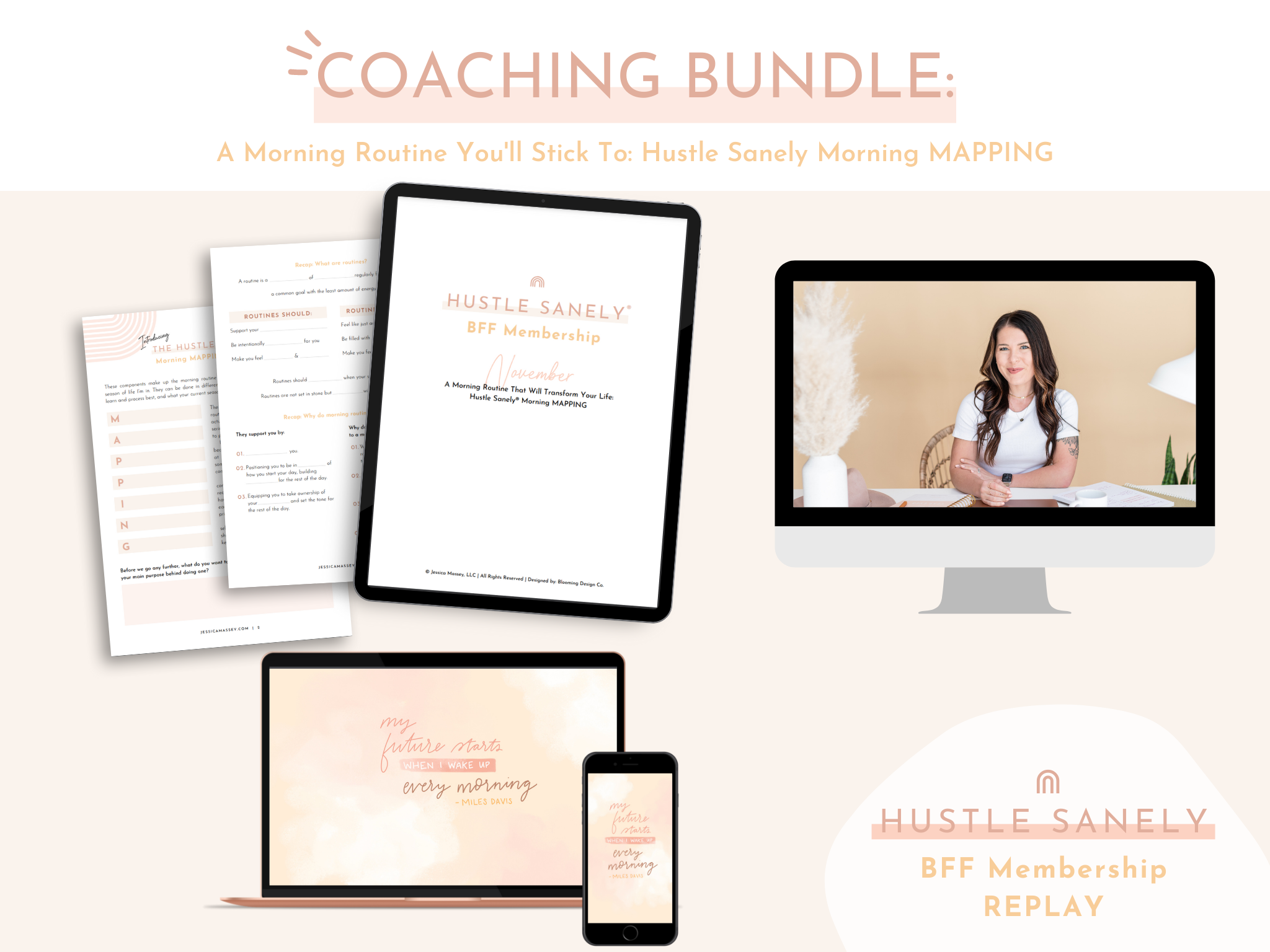 Digital Resource Shop — Hustle Sanely® by Jess Massey