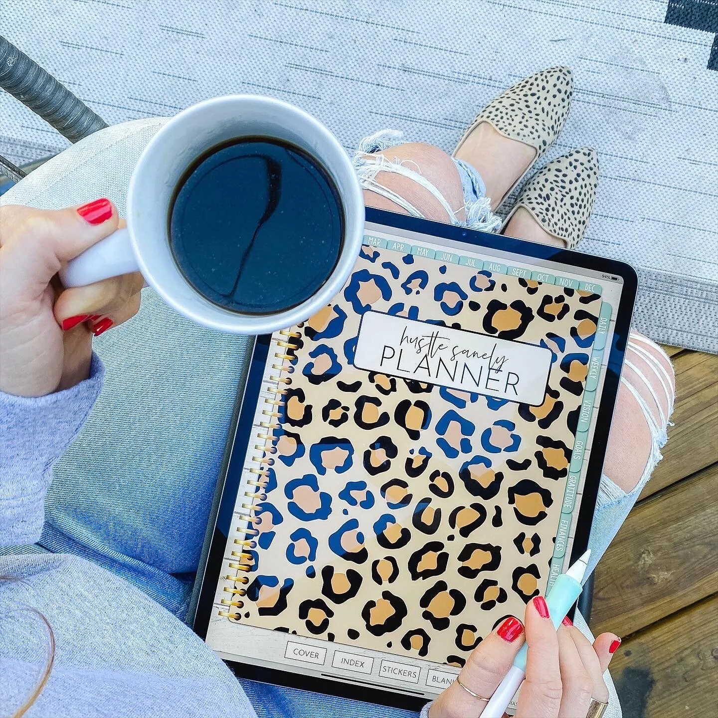 Free Digital Notebook — Hustle Sanely® by Jess Massey