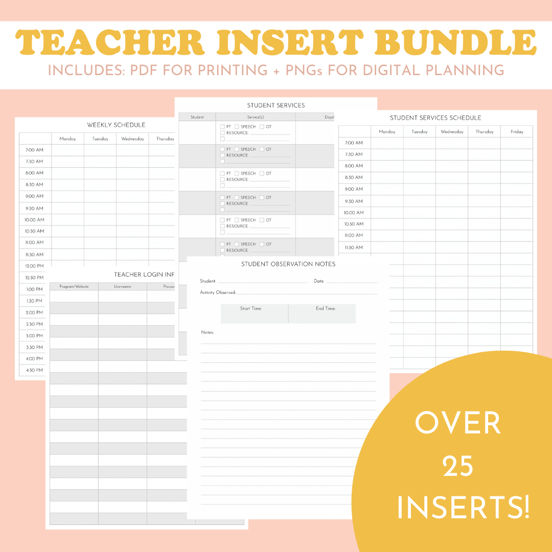 Digital Teacher Planner — Hustle Sanely® by Jess Massey