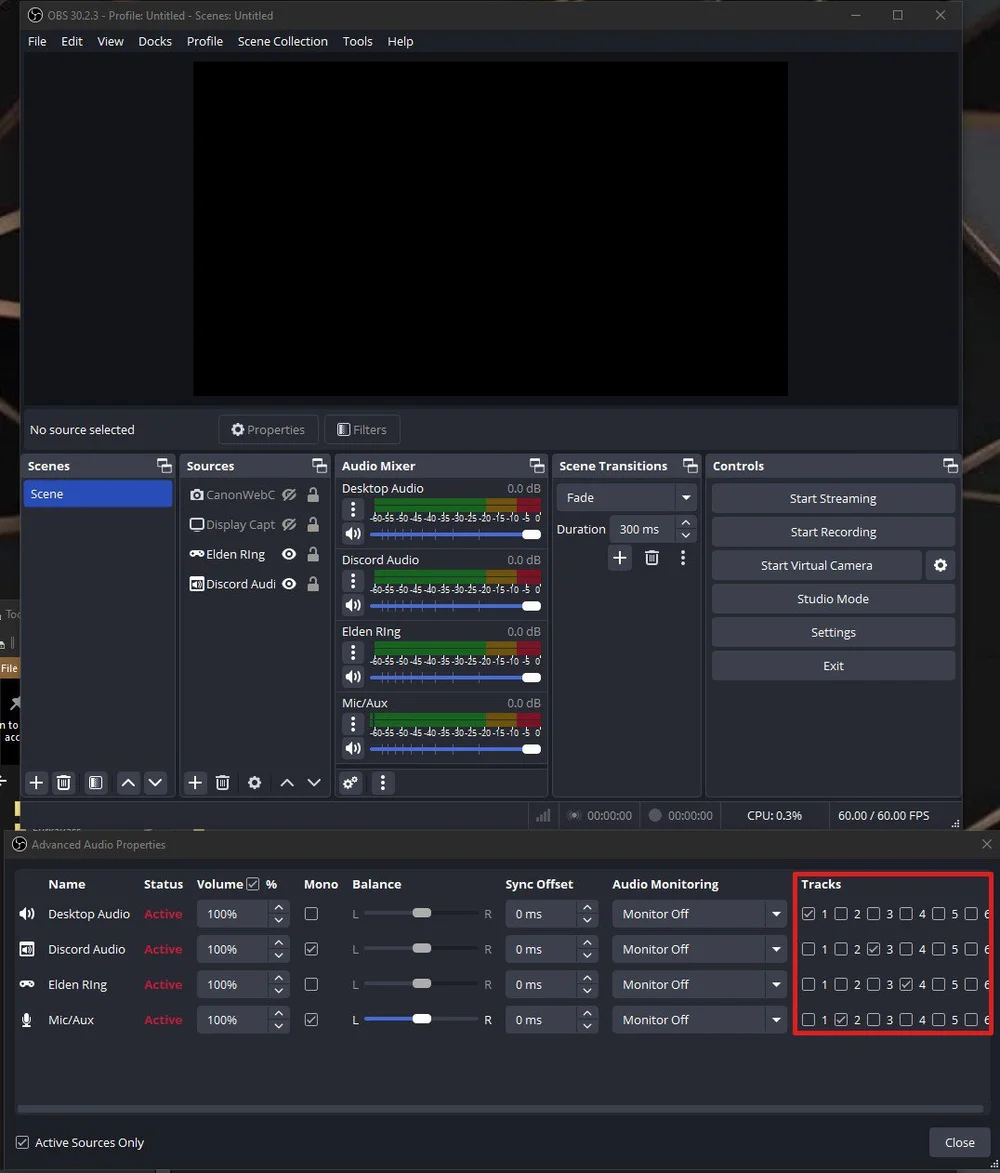 Setting Up Multiple Audio Channels Channels in OBS Studio — Marcio F ...
