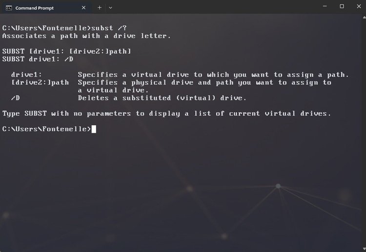 Virtual Drive Paths On Windows — Marcio F. Fontenelle