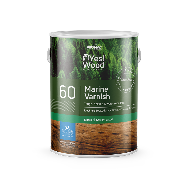 Yes!Wood Marine Varnish 60 — Promac Paints