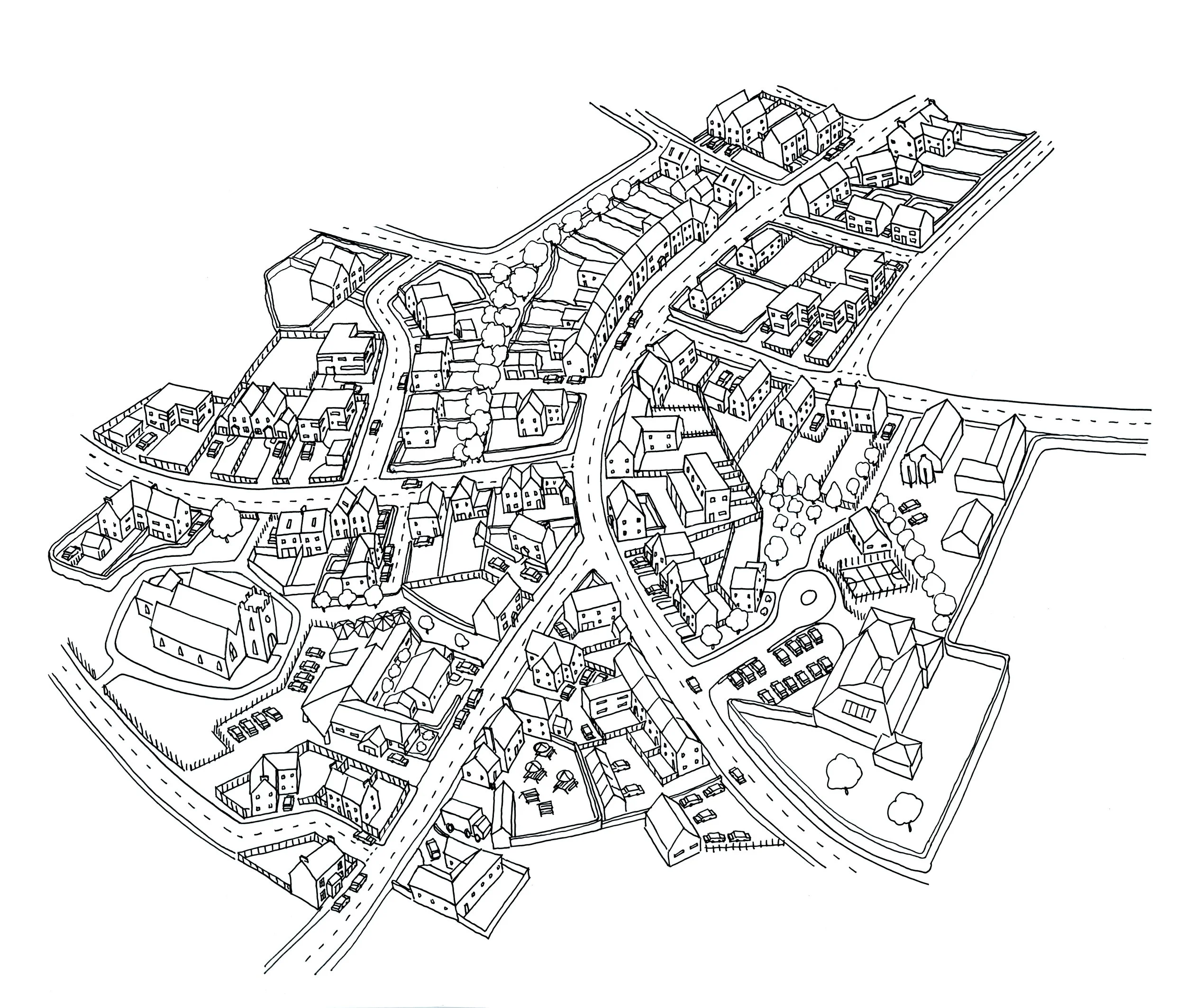 Urban Design work by Illustrator, Miriam Latimer. — Miriam Latimer ...