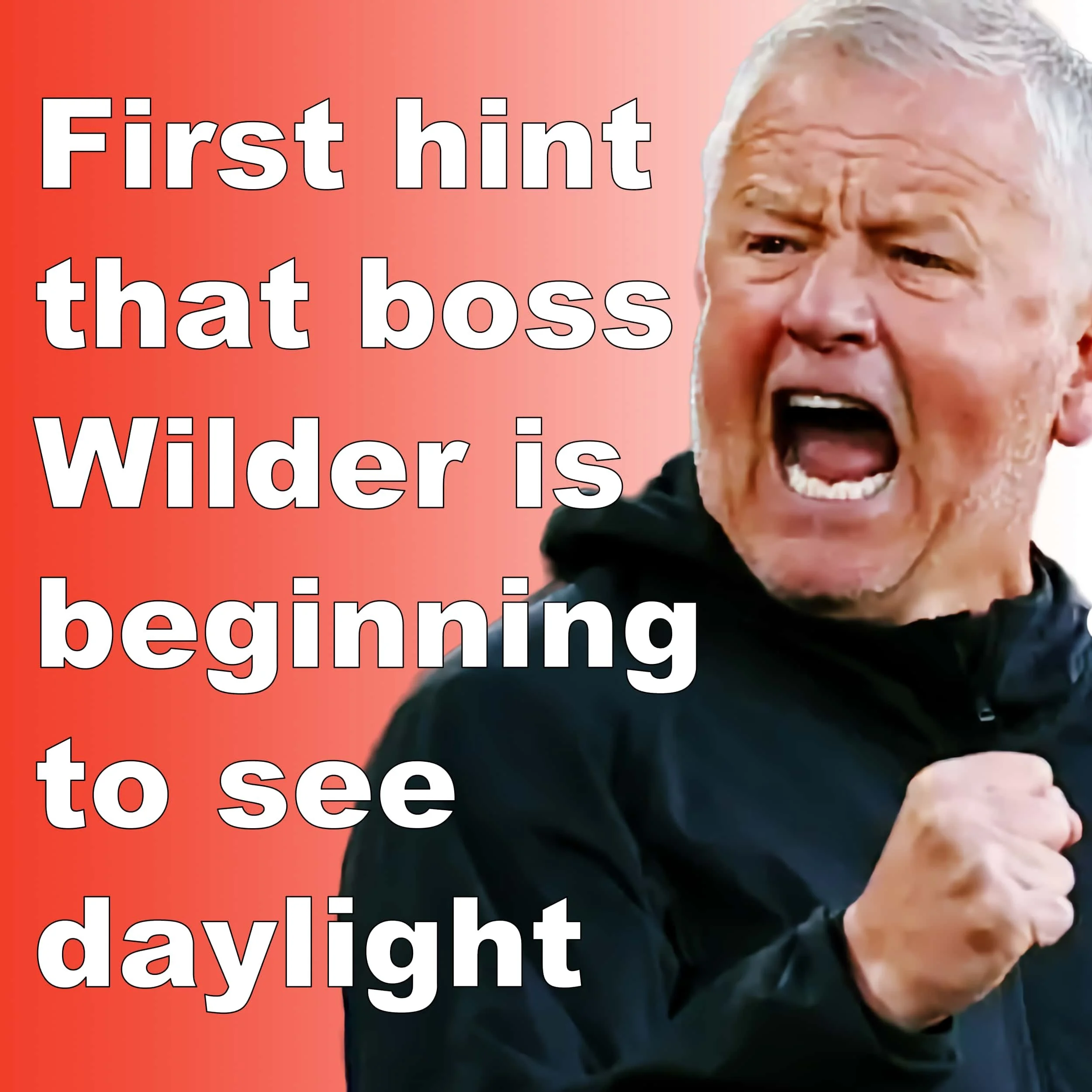 Blades boss Wilder’s broadside gives first hint that daylight is ...