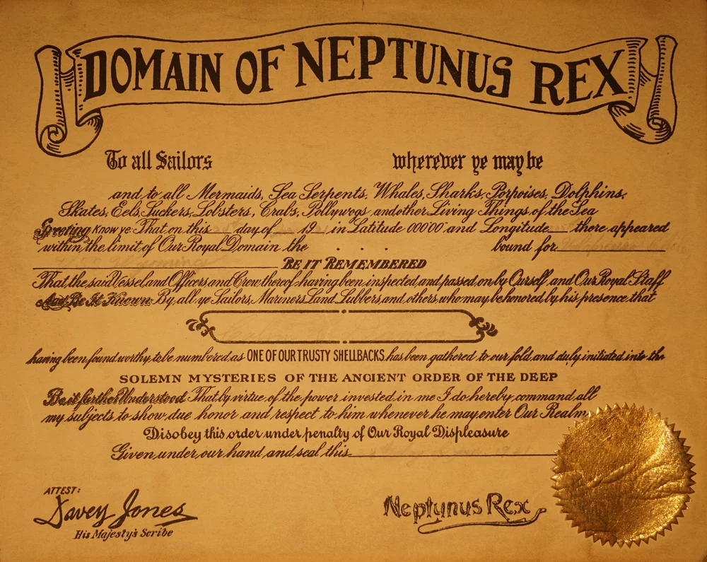 Shellbacks & Pollywogs — U.S. Naval Institute Archives