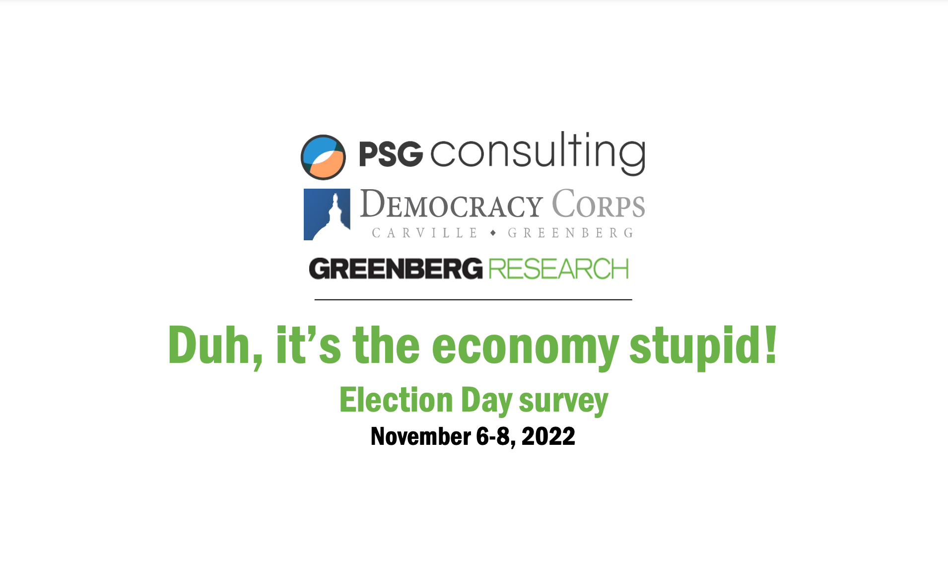 Research — PSG Consulting