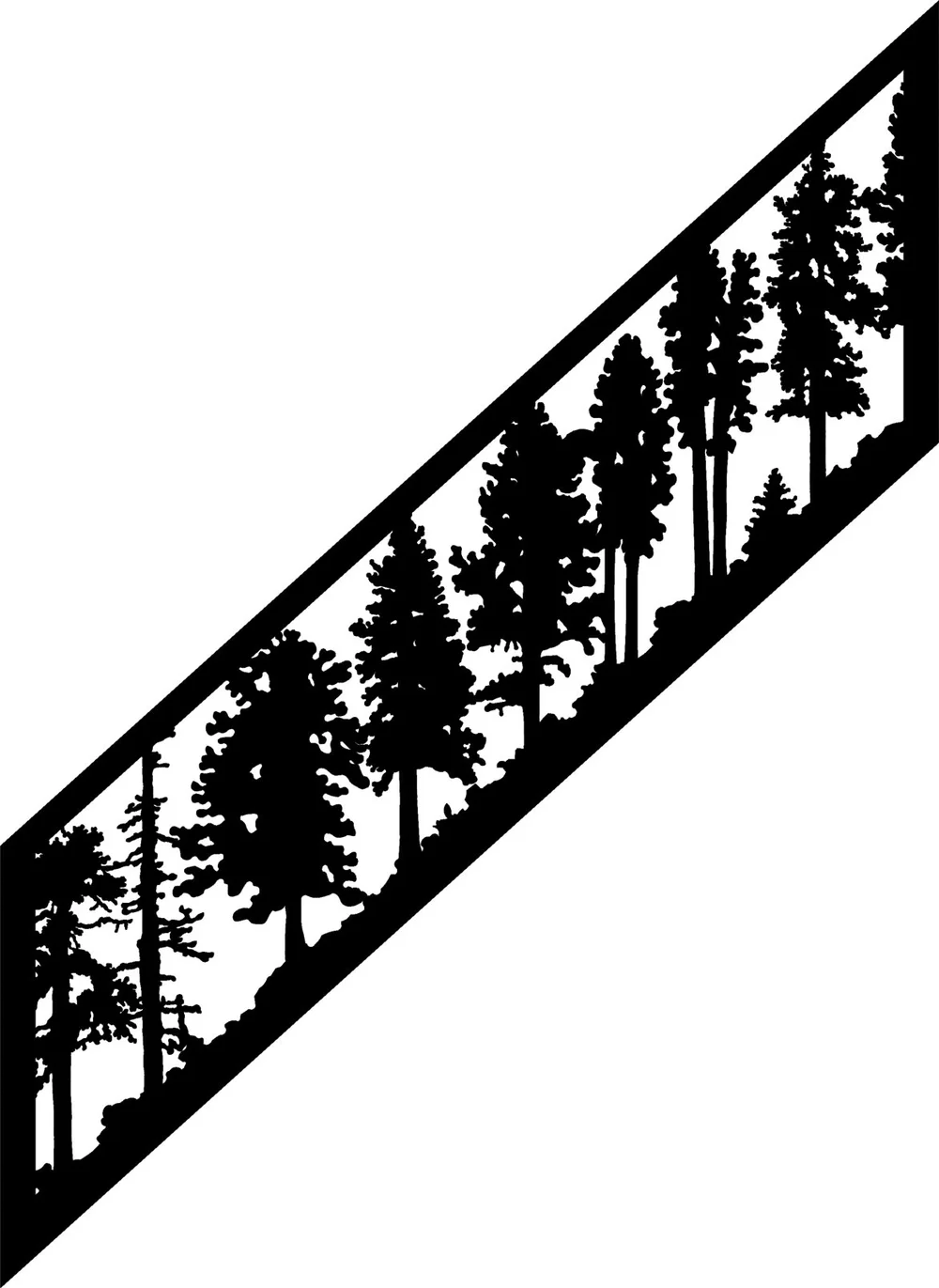 Stair Railing Panels - Decorative Metal Stair Panels - J. Dub's Metalworks