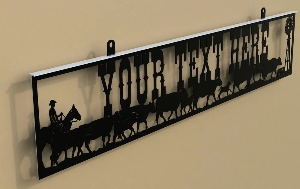 DIY - Horse Hanging Ranch Sign - J. Dub's Metalworks