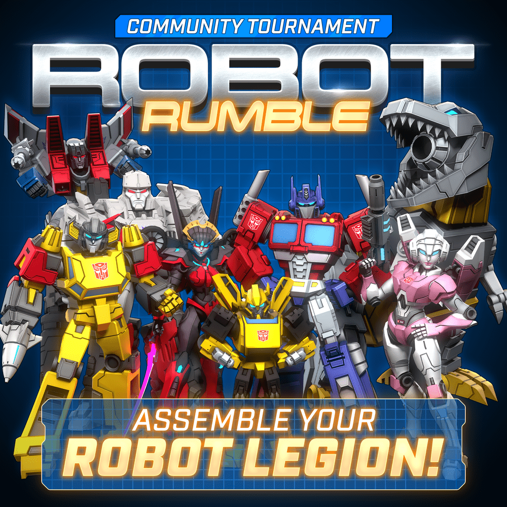 Robot Rumble Community Tournament — TRANSFORMERS: Tactical Arena | Official Website