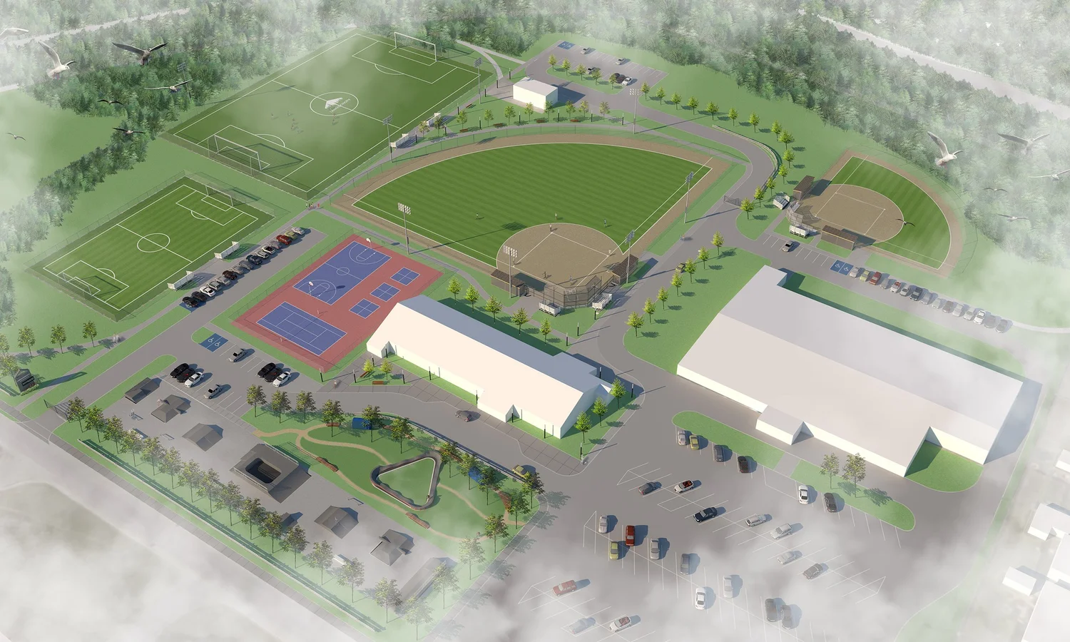 Labrador City Recreation Hub — Mills & Wright Landscape Architecture