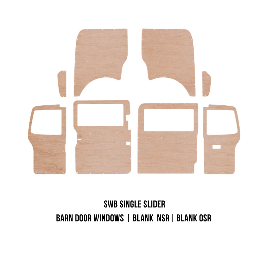 VW Ply Lining Kit for VW T5/T6 | Precision Cut Campervan Panels | Wild ...