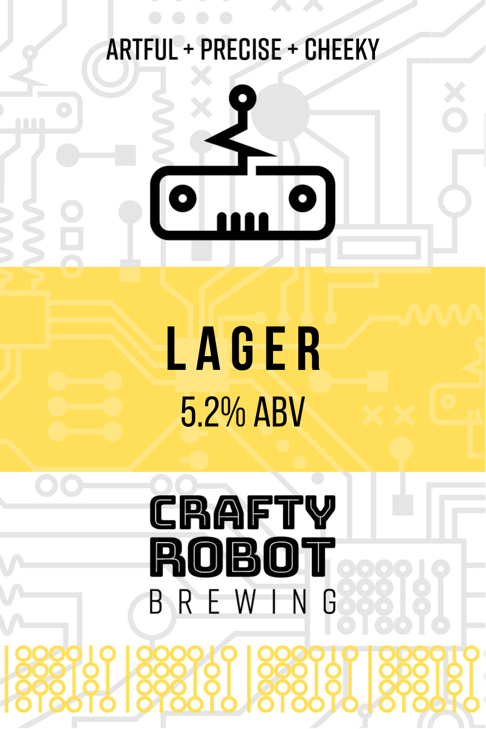 Now Pouring — Crafty Robot Brewing