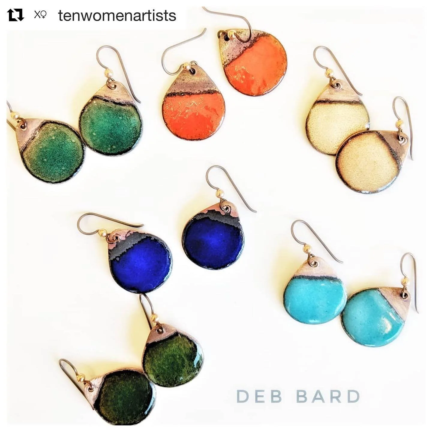 Enameled Artwork by Debra Bard Javerbaum