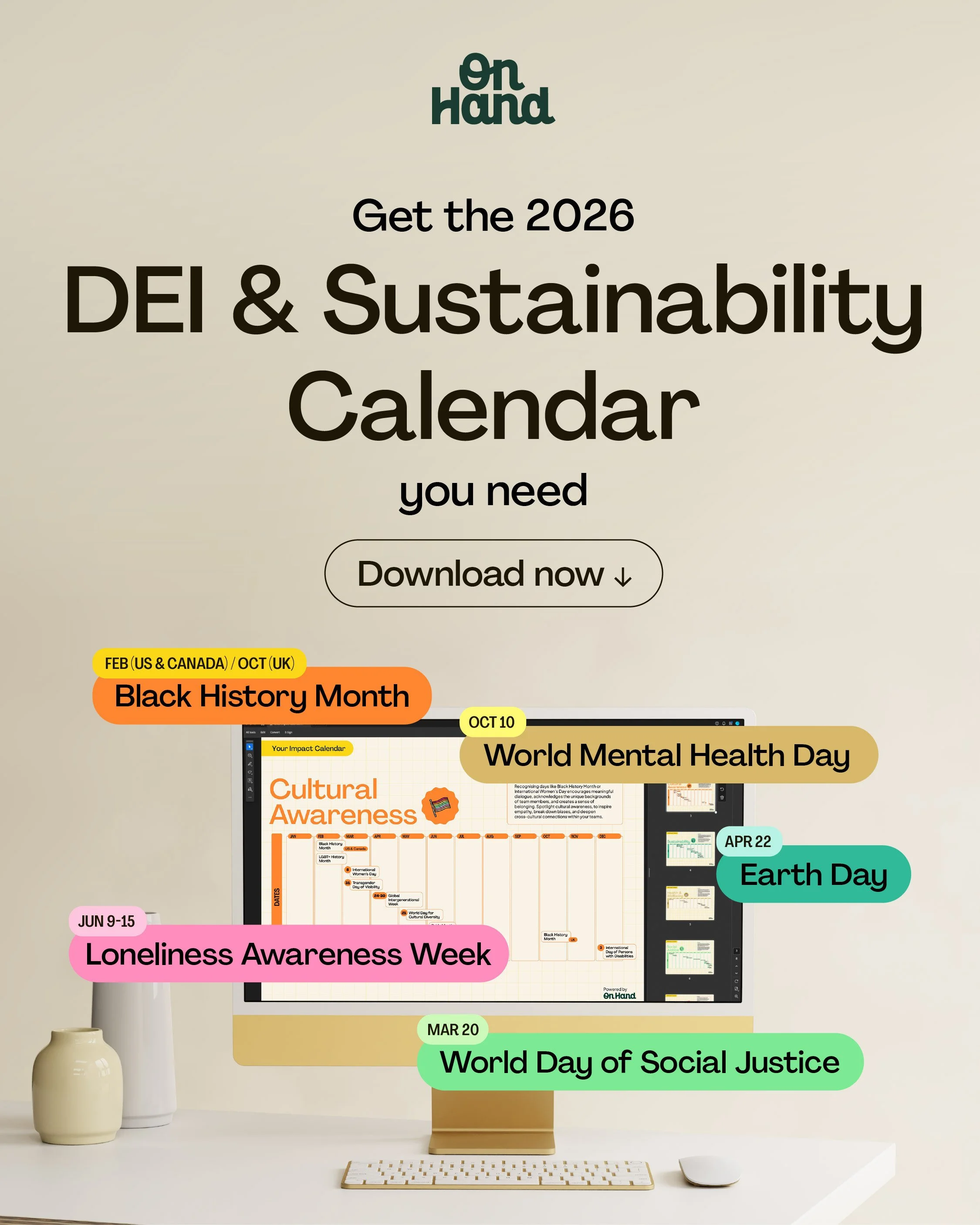 2026 Impact Calendar — OnHand